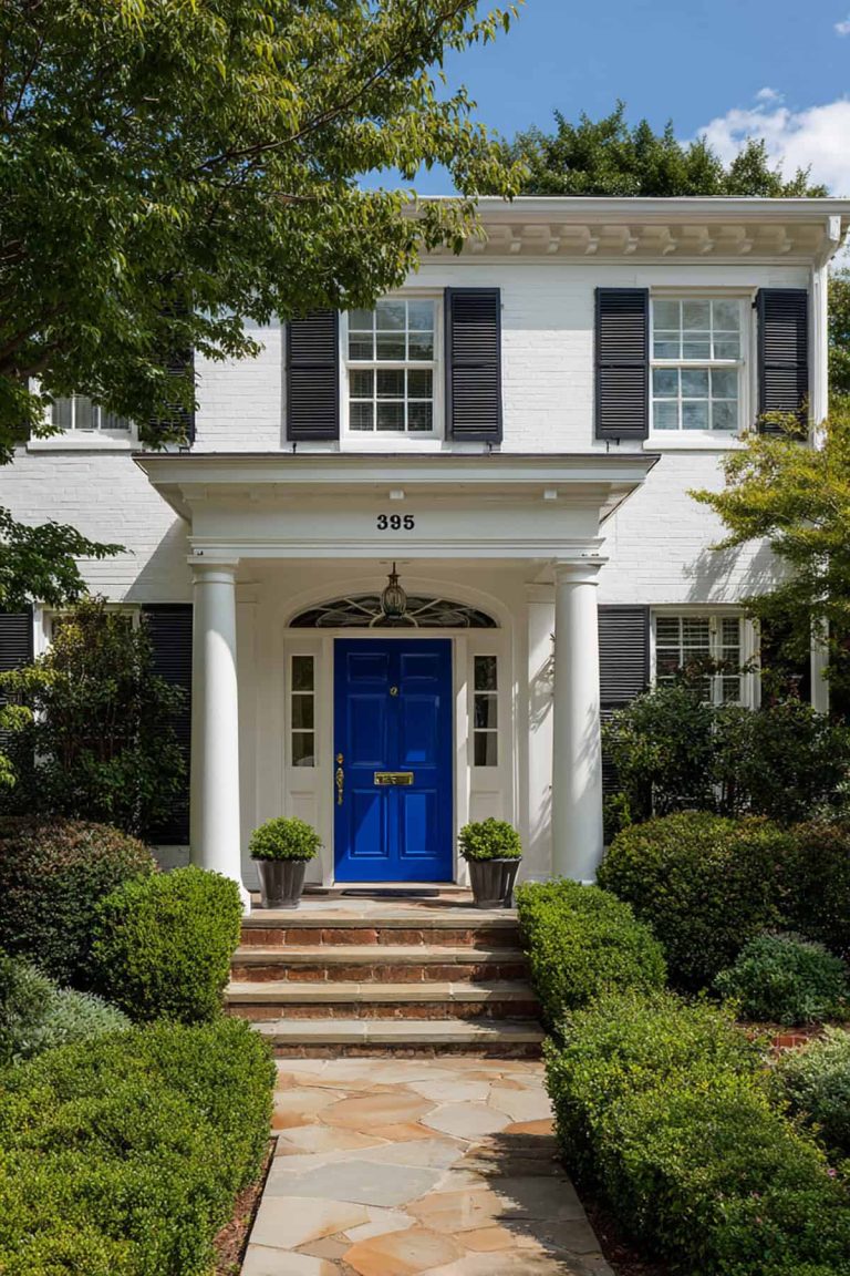 30 Blue Front Door Ideas for a Classy Curb Appeal