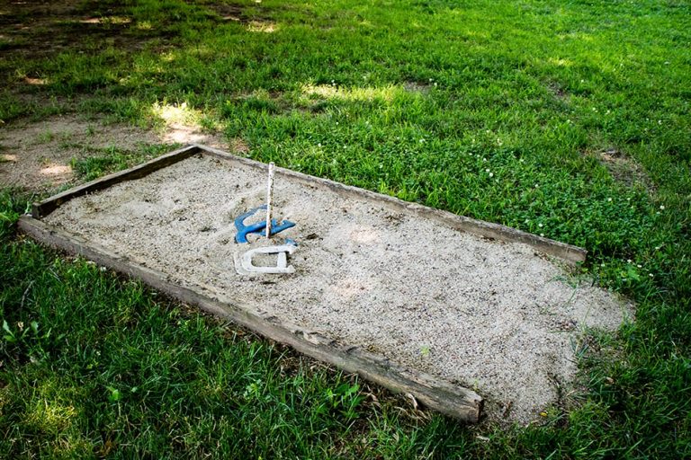 Guide To Horseshoe Pit Dimensions with Drawing Homenish