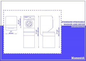 Washer and Dryer Dimensions Explained (3 Diagrams Included)