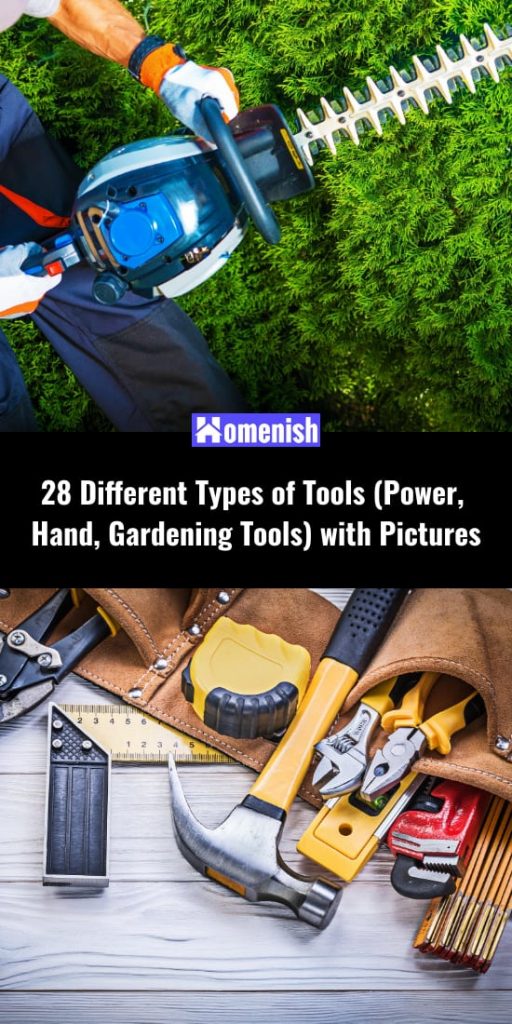 30 Different Types of Tools (Power, Hand, Gardening Tools) with ...