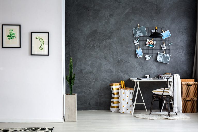 12 Wall Decor Ideas For Home Office to Motivate You at Work - Homenish
