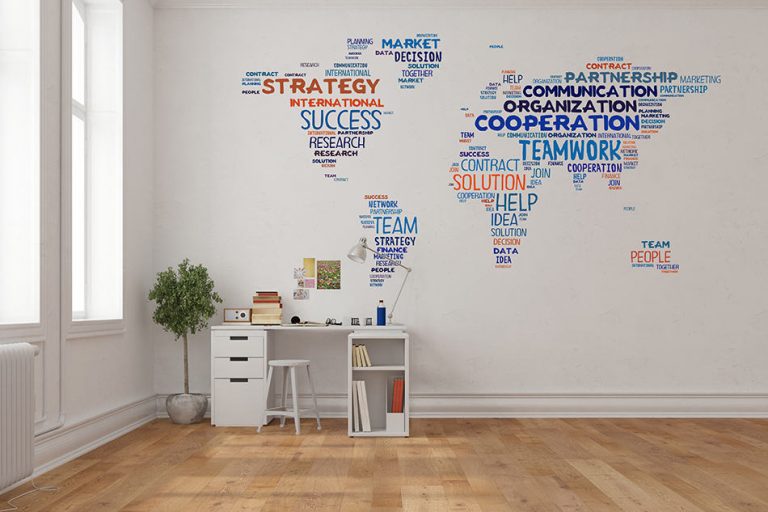 12 Wall Decor Ideas For Home Office to Motivate You at Work - Homenish