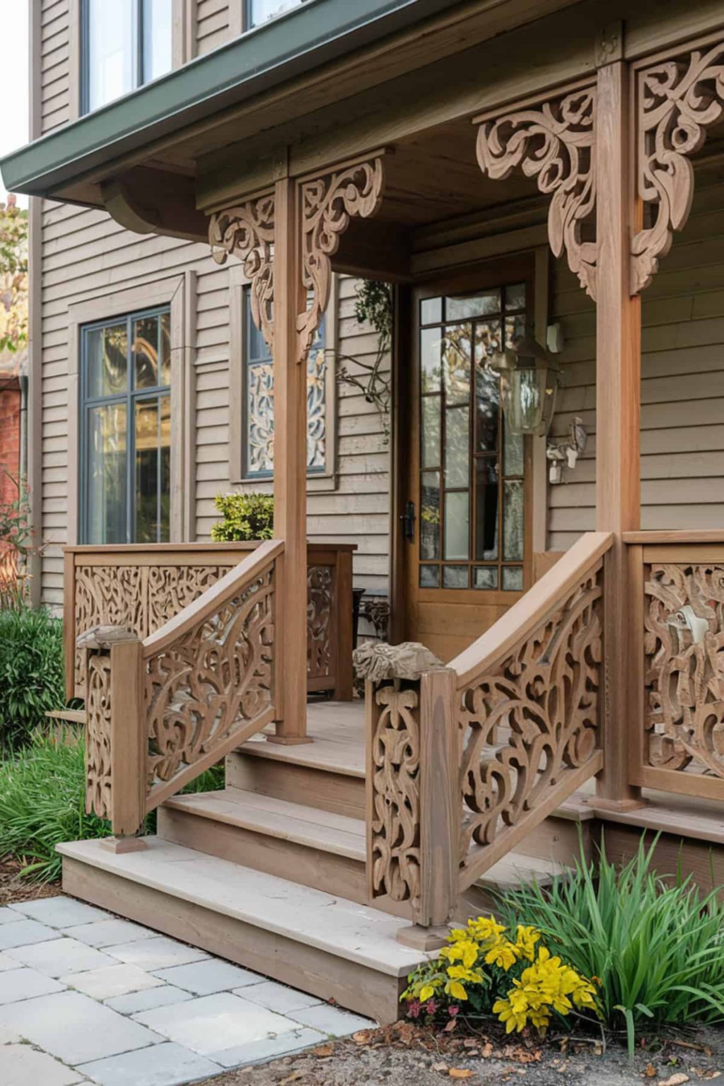 46 Timeless & TrendPorch Railing Ideas You'll Love - Homenish