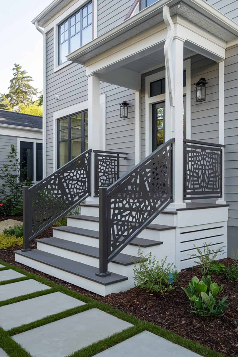 46 Timeless & TrendPorch Railing Ideas You'll Love - Homenish