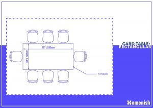 Standard Card Table Dimensions (5 Excellent Diagrams Included) - Homenish