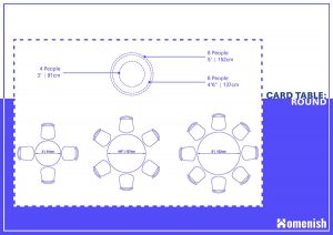 Standard Card Table Dimensions (5 Excellent Diagrams Included) - Homenish