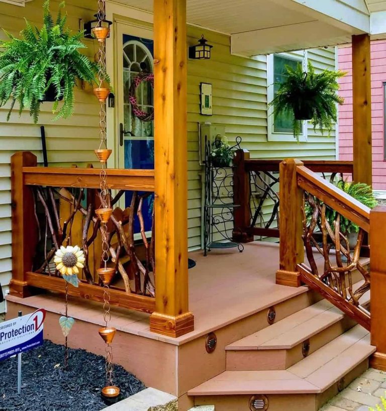 46 Timeless & TrendPorch Railing Ideas You'll Love - Homenish