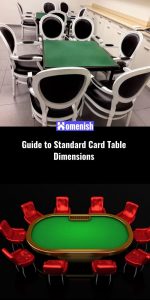 Standard Card Table Dimensions (5 Excellent Diagrams Included) - Homenish