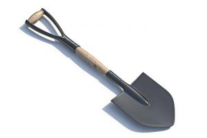 Different Parts of a Shovel with Illustrated Diagram