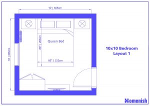 9 Ideal 10x10 Bedroom Layouts For Small Rooms - Homenish