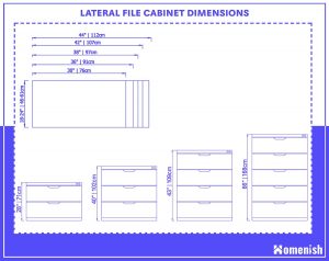 What Are the File Cabinet Dimensions? (with Drawings) - Homenish