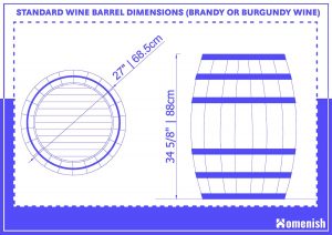 Guide to Wine Barrel Dimensions (with 2 Drawings)