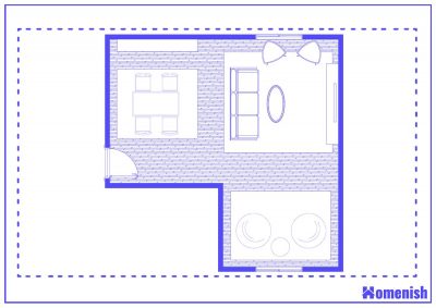 L-Shaped Living Room Layouts & Floor Plans