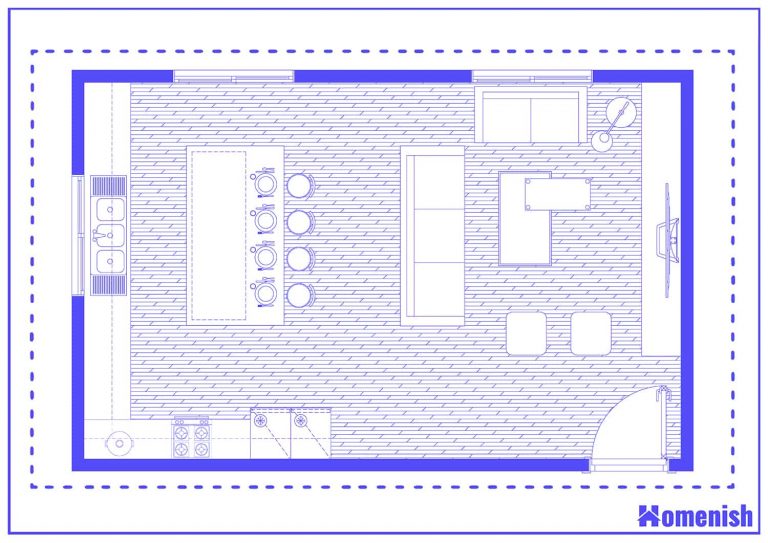 20 L-Shaped Kitchen Layouts & Floor Plans