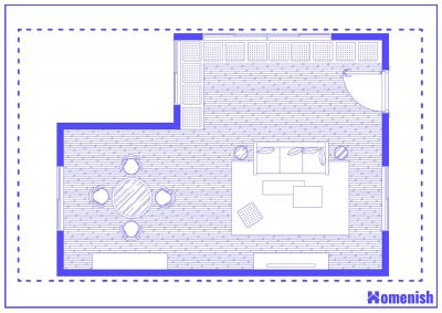 L-Shaped Living Room Layouts & Floor Plans
