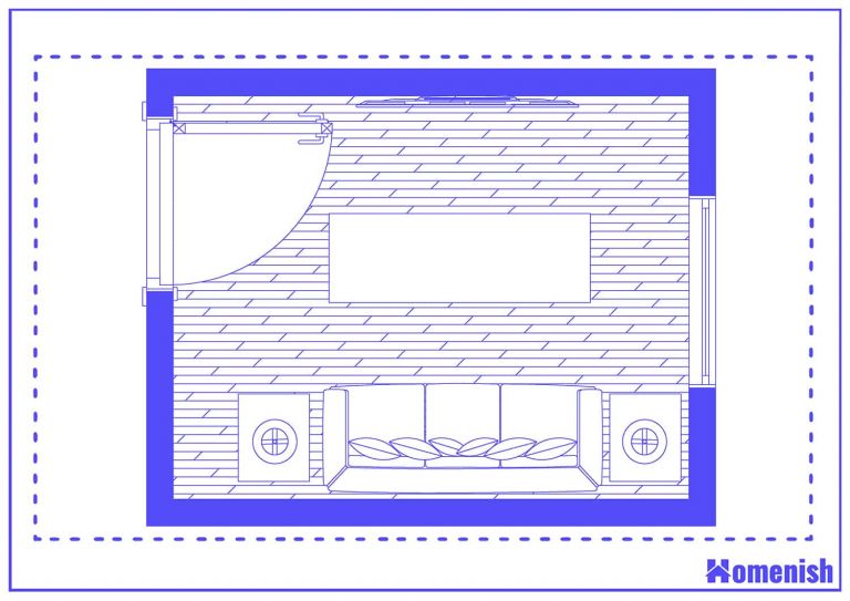 12 Small Living Room with TV Layouts & Floor Plans