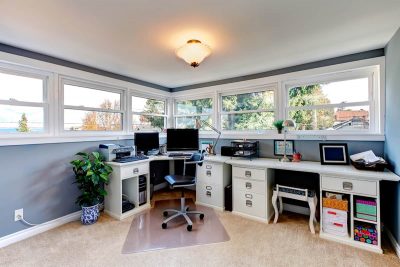 12 Practical 10' x 12' Office layouts (with Floors Plans) - Homenish