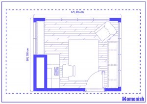 12 Practical 10' x 12' Office layouts (with Floors Plans) - Homenish