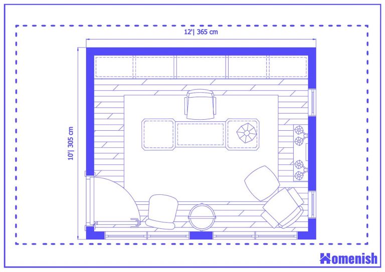 12 Practical 10' x 12' Office layouts (with Floors Plans) - Homenish