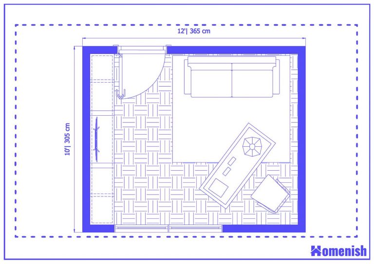 12 Practical 10' x 12' Office layouts (with Floors Plans) - Homenish