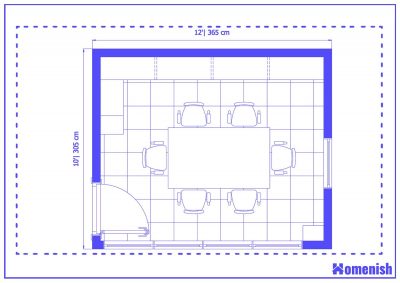 12 Practical 10' x 12' Office layouts (with Floors Plans) - Homenish