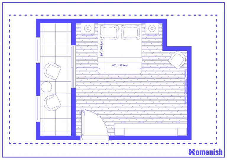 12 by 10 Feet Bedroom Layout Ideas For Inspirations - Homenish