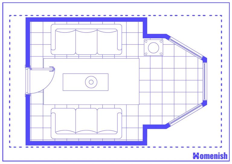 9 Bay Window Living Room Layouts (with Floor Plans) - Homenish