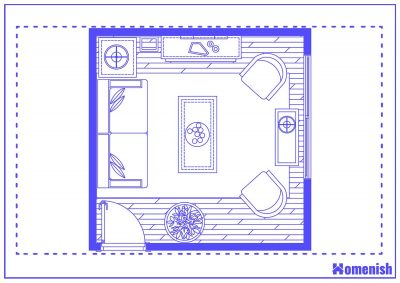 10 Excellent Square Living Room Layouts