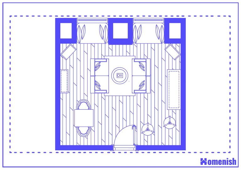 10 Excellent Square Living Room Layouts