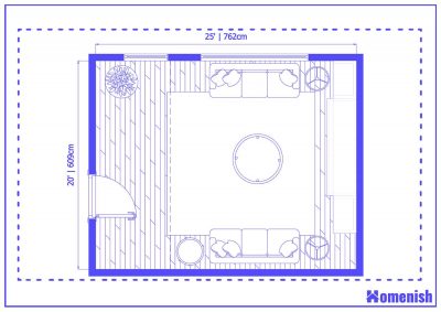 9 Practical 20' x 25' Living Room Layouts