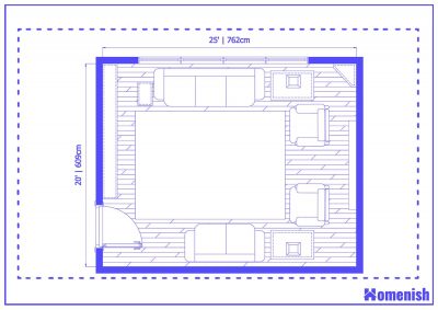 9 Practical 20' x 25' Living Room Layouts