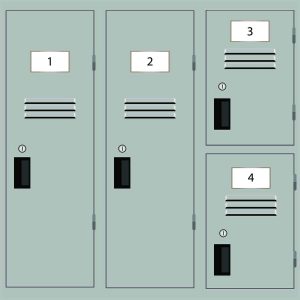 Standard Locker Sizes with Diagram - Homenish
