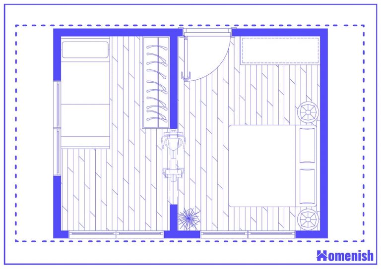 10 Awkward Bedroom Layouts (with Designs)