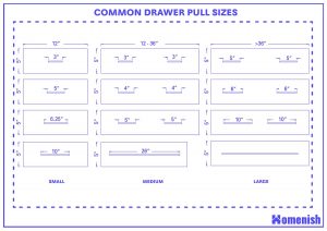 What Are the Sizes of Drawers with Pulls?