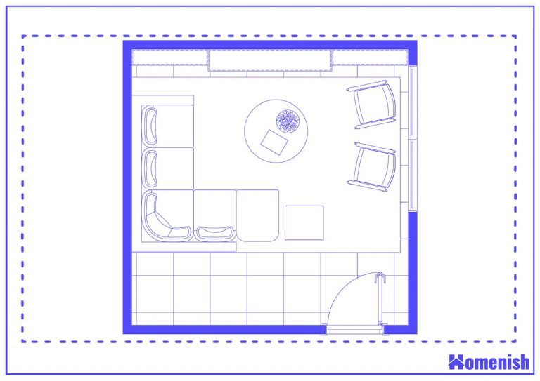 How to Place a Sectional in a Small Living Room (9 Great Ways) - Homenish