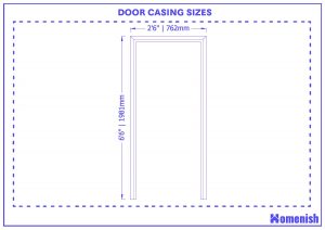 Standard Door Casing Size and Guidelines (with Drawings)