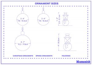 Ornament Sizes and Guidelines (with Drawings)