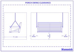 What Are the Porch Swing Sizes? (with 4 Drawings)