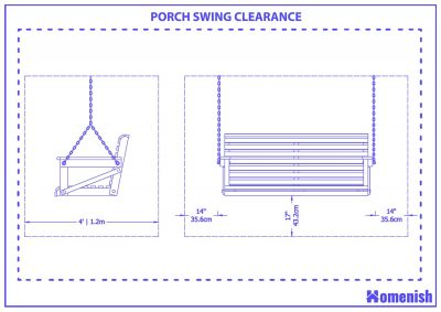 What Are the Porch Swing Sizes? (with 4 Drawings)