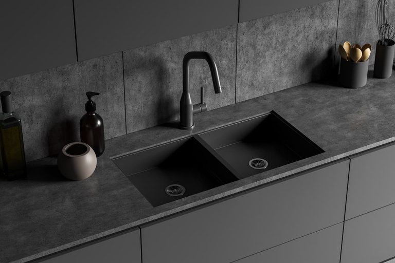 What Color Sink Goes with Black Granite Countertops [5 Great Ideas]