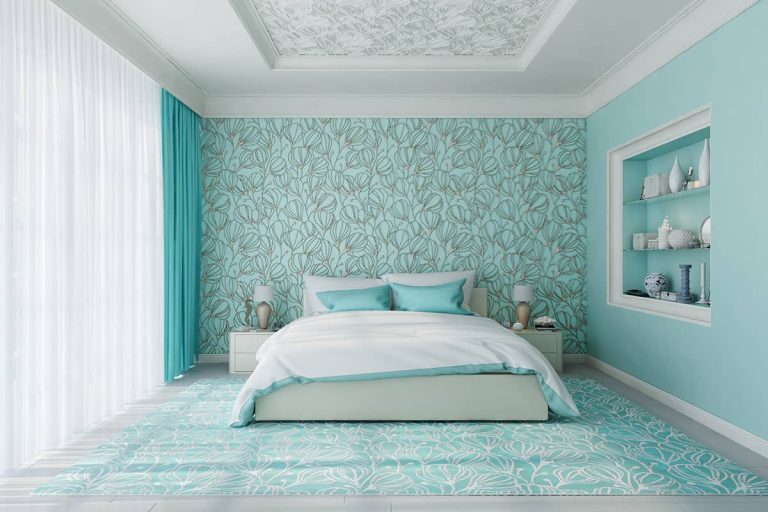 8 Eye-Catching Wall Colors that Go with Blue Carpet