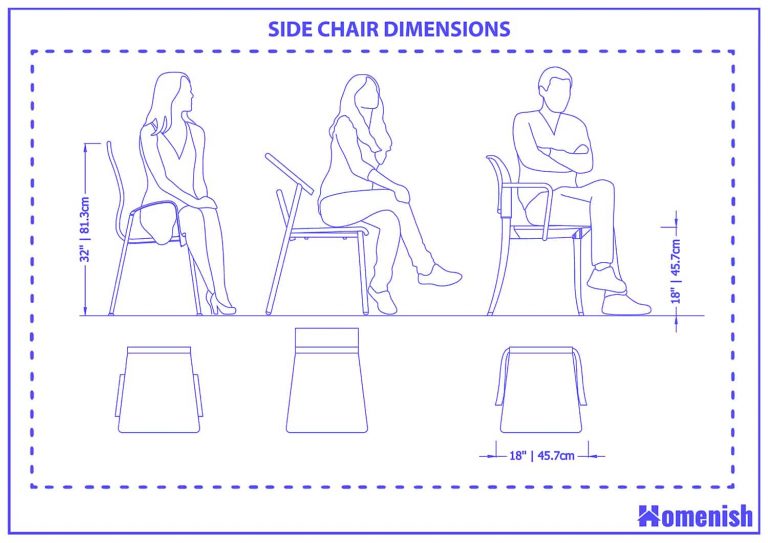 Side Chair Dimensions and Guidelines