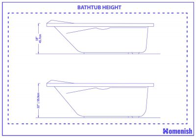 Bathtub Dimensions and Guidelines (with Illustrations) - Homenish