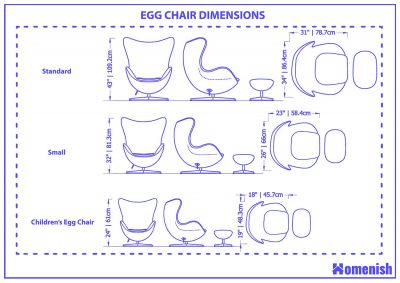 Guide to Egg Chair Dimensions