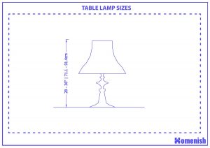 What Are the Table Lamp Sizes? (with Drawings)