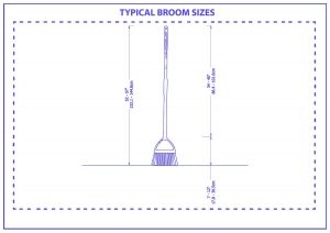 What Are the Broom Sizes? (with Drawings)