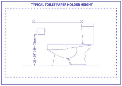 Toilet Paper Holder Height (with Drawings) - Homenish