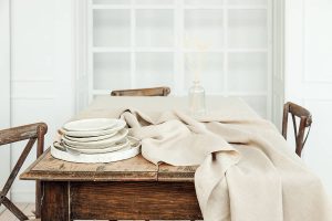 How to Keep the Tablecloth from Sliding