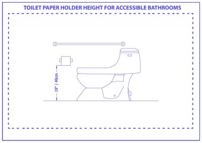 Toilet Paper Holder Height (with Drawings)