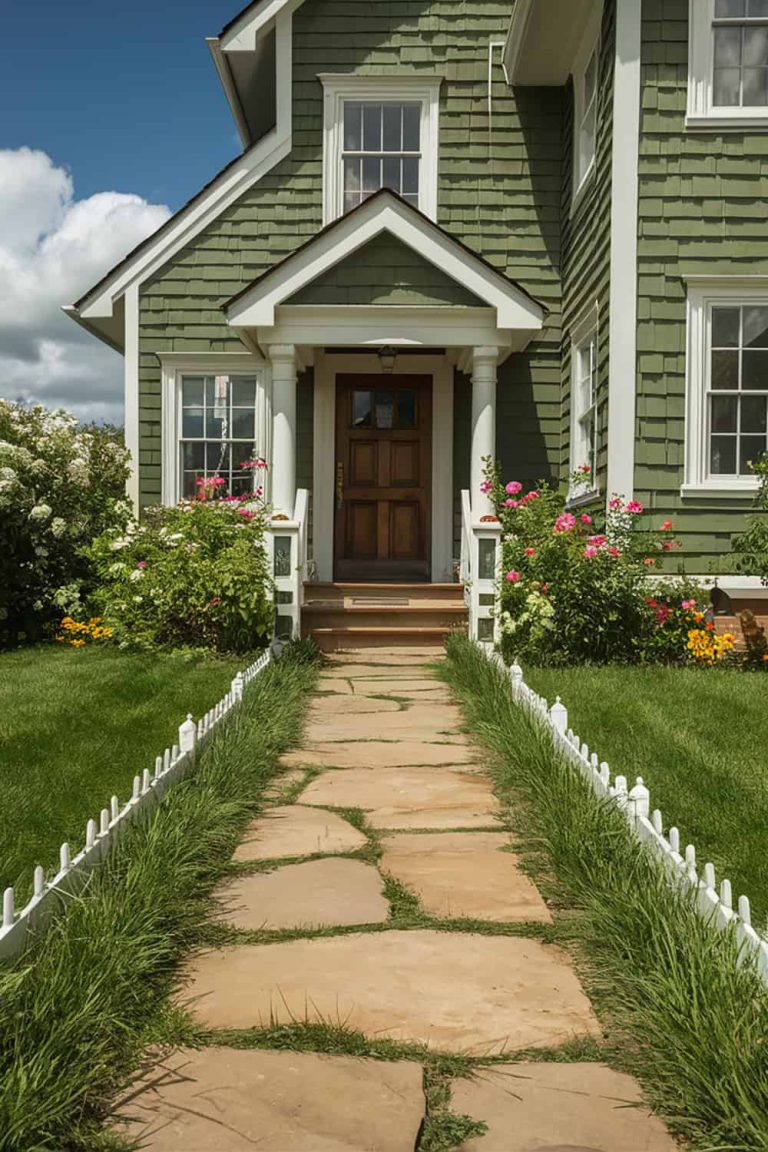 32 Green Home Exterior Ideas For Inspirations